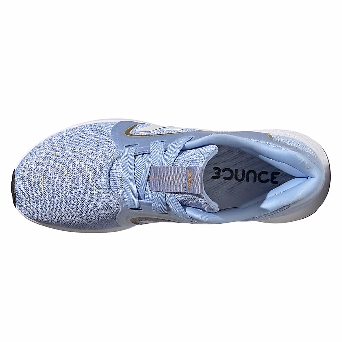 adidas Women's Edge Lux 5 Sneaker, Blue Dawn/White/Silver Violet, 9