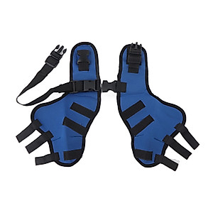 Tnfeeon Dog Knee Brace, Leg Brace Ligament Injury Joint Pain and Muscle Sore Adjustable Rear Support for Knee Dislocation Pet Knee Brace Recommended for Dog (M)