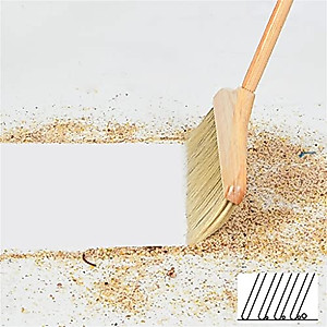 H Sweeping Broom, Pig Bristles, Broom and Dustpan Set, Household Wiper, Broom Combination, Soft Hair Broom Furniture
