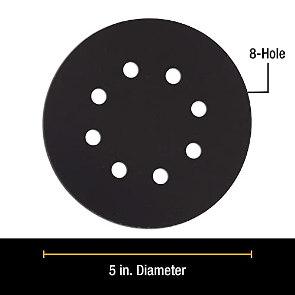 Dura-Gold Premium 5" 8-Hole Wet or Dry Sanding Disc Variety Pack Box - 400, 600, 800, 1000, 1200, 1500, 2000 & 3000 Grit (5 Discs Each, 40 Total) - Sandpaper Discs, Hook & Loop Backing, Color Sanding