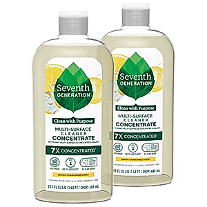 Seventh Generation Multi Surface Cleaner Concentrate Lemon Chamomile scent 2 Pack Multi Purpose Cleaner Floor Cleaner 23.1 oz
