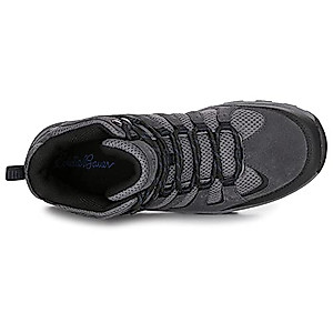 Eddie Bauer Elliot Bay Mid Waterproof Hiking Shoes for Men | Multi-Terrain Lugs, Sturdy & Supportive Design Rubber Traction Outsole Contoured Insole