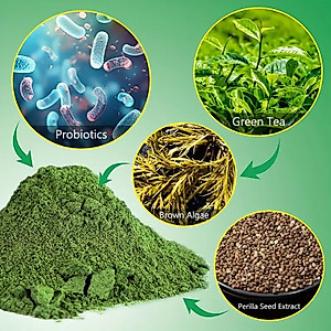 Dog Teeth Cleaning Powder, Pet Dental Care Powder for Dogs & Cats Breath Freshener Powder with Probiotics for Bad Breath, Plaque, Tartar Remover, Dog & Cat Dental Care Supplies - No Brushing Needed