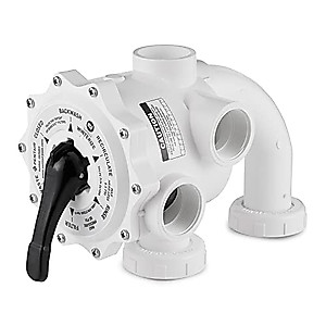 Pentair 261055 Multiport Valve for Triton And Quad D.E. Filters, 2 Inch, 7 1/2 Inch Centerline,White