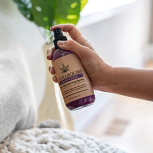 Cannabolish Lavender Smoke Odor Eliminator Spray and Air Freshener, 8 fl. oz, Natural Ingredients