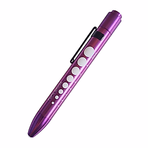 Prestige Medical Soft LED Pupil Gauge Penlight, Purple