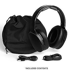 Skullcandy Hesh ANC Over-Ear Headphones, Active Noise Cancelling, Wireless Charging 22 Hours Battery Life - True Black