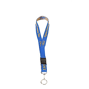 Sigma Gamma Rho Sorority New Woven Embroidered Lanyard Blue