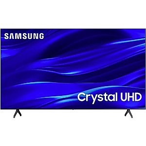 SAMSUNG 55" TU690T Crystal UHD 4K HDR Tizen Smart TV (2023) Bundle with Premiere Movies Streaming + 37-100 Inch TV Wall Mount + 6-Outlet Surge Adapter + 2X 6FT 4K HDMI 2.0 Cable
