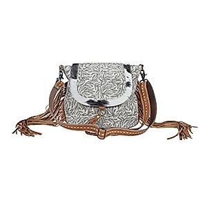 Myra Bag Monochromatic Foliage satchel Bag S-3830