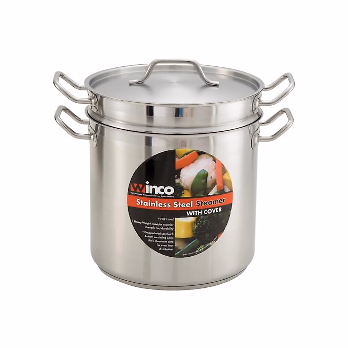 Winware Stainless DoubleBoiler, 16 Quart, stainless steel