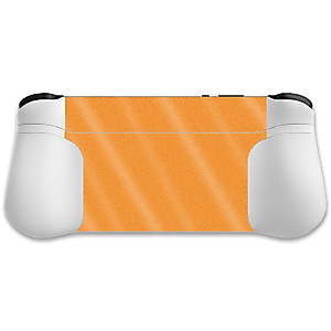 MightySkins Glossy Glitter Skin Compatible with Logitech G Cloud Gaming Handheld - Solid Orange | Protective, Durable High-Gloss Glitter Finish | Easy to Apply | Made in The USA