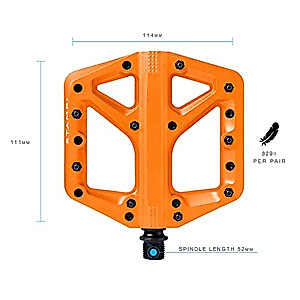 Crankbrothers MTB Pedals Stamp 1 Large Orange
