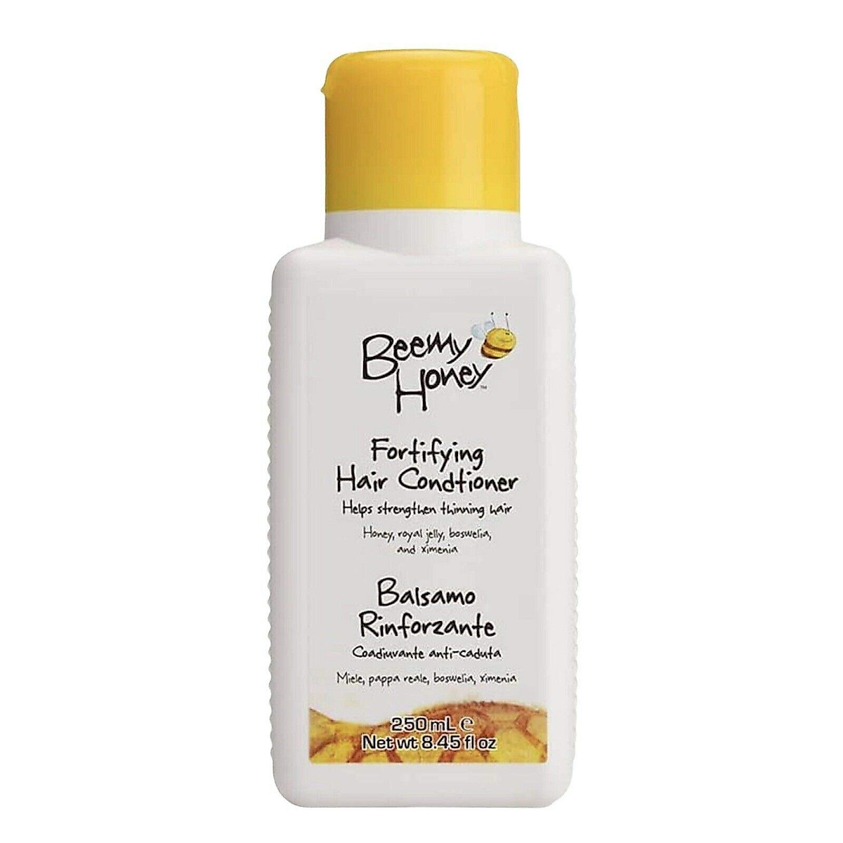 BeeMy Honey Fortifying Shampoo & Conditioner Set, 8.45 oz each, Made in Italy, Hypoallergenic
