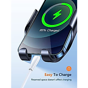 VICSEED 𝟮𝟬𝟮𝟯 𝗕𝗲𝘀𝘁 𝗖𝗮𝗿 𝗠𝗼𝘂𝗻𝘁 Car Phone Mount, 𝗨𝗽𝗴𝗿𝗮𝗱𝗲𝗱 Air Vent Phone Holder for Car, Handsfree Cell Phone Car Mount Fit for iPhone 14 13 12 11 Pro Max Mini Plus Samsung