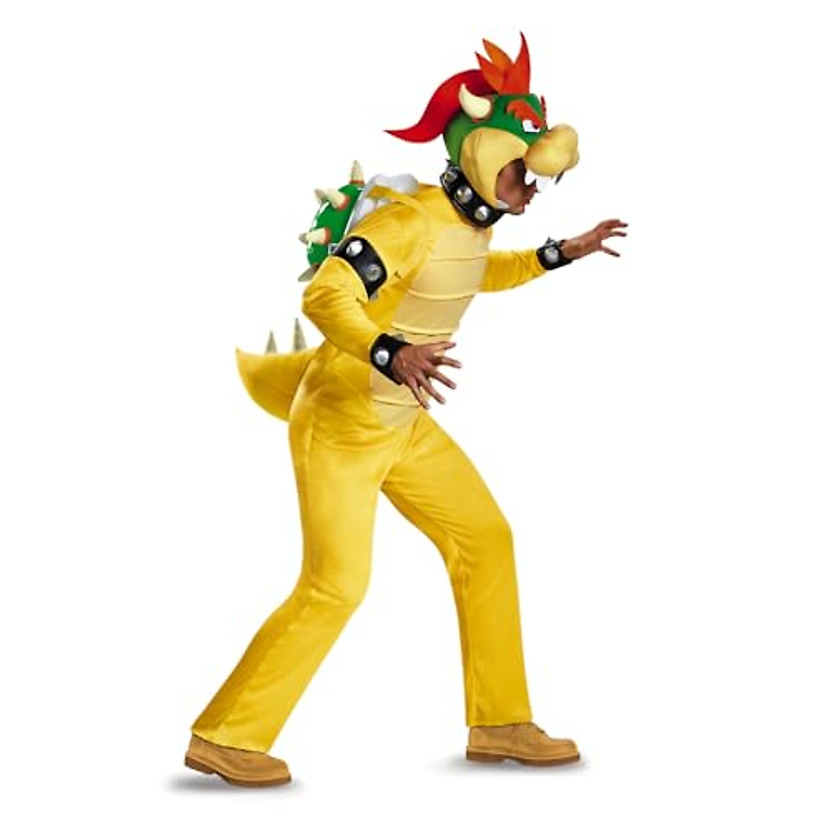 Disguise Men's Bowser Deluxe Adult Costume, Multi, XX-Large