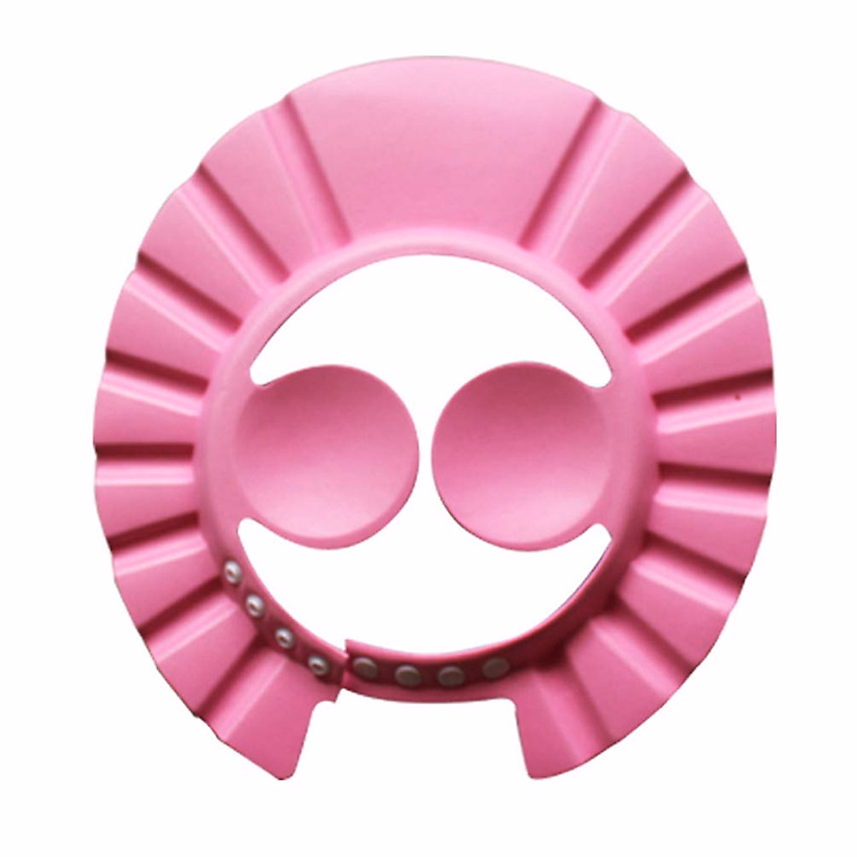 NUOBESTY Bath Cap, Adjustable Durable Waterproof Elastic Ring Hat Shampoo Bath Shower Cap Wash Hair Shield Direct Visor Caps for Kids Toddler Baby Newborn - 6Pcs