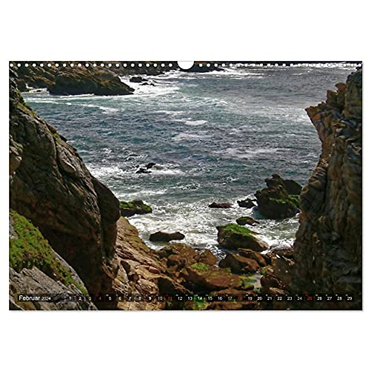 Rock in the surf (Wall Calendar 2024 DIN A3 Landscape), CALVENDO 12 Month Wall Calendar