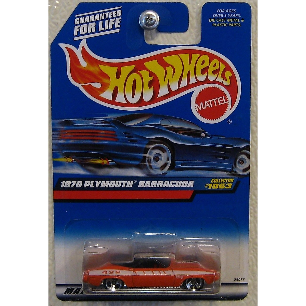 Hot wheels 1970 Plymouth Barracuda 1/64 Collector # 1063 .HN#GG_634T6344 G134548TY57357