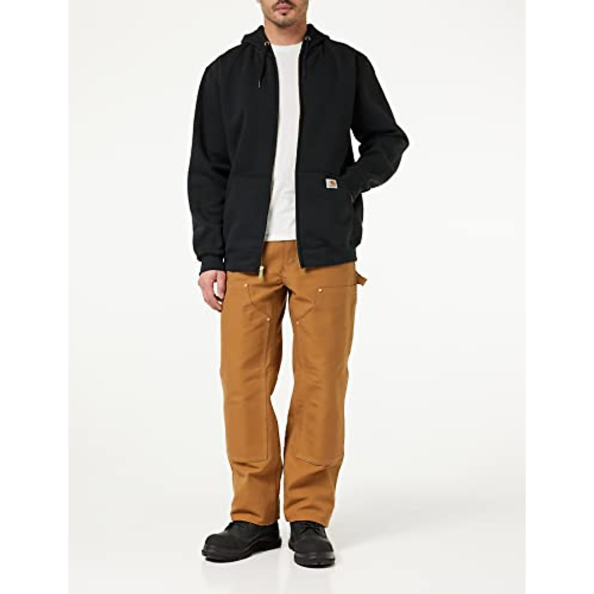 CarharttmensLoose Fit Midweight Full-Zip SweatshirtBlackX-Large