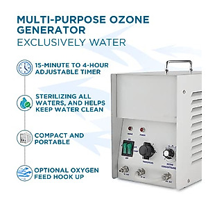 A2Z Ozone MP-8000 Ozone Generator, 9.8x15x10 inches