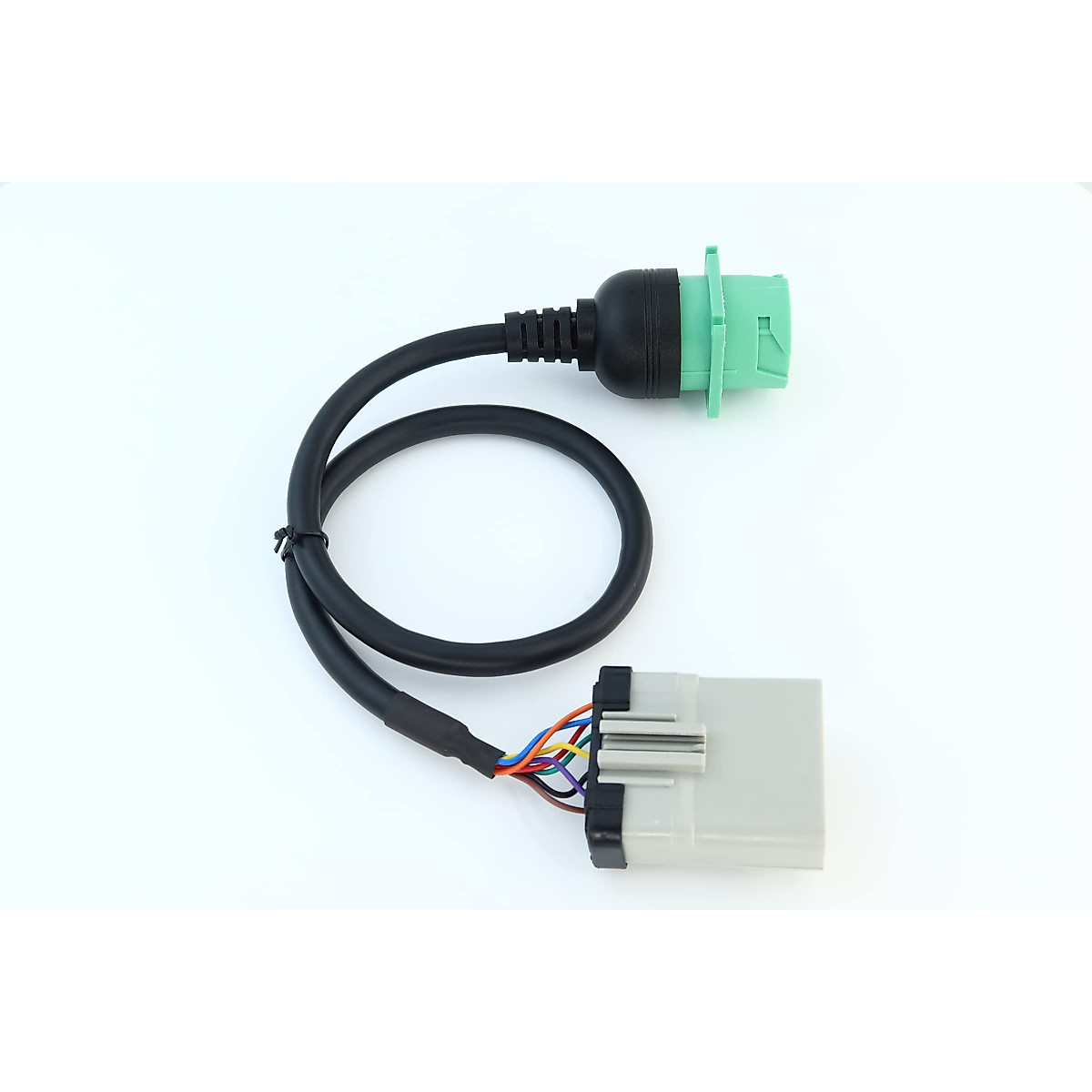 14pin RP1226 to 9pin J1939 Cable RP-1226 VECU Accessory Connector A2829T2-24 14 Way to 9 pin J1939 RP1226 ELD 24"