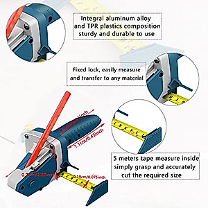 Usoway ,Gypsum Board Cutting tool Drywall Cutting Artifact Tool with Scale toohr Woodworking Scribe Woodworking Cutting board tools(2 pack