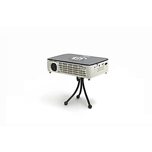 AAXA P450 Pico/Micro Projector with LED, WXGA 1280x800 Resolution, 450 Lumens, Pocket Size, HDMI, Mini-VGA, 15,000 Hour LED Life, Media Player, DLP Projector