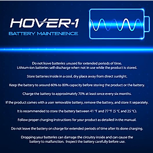 Hover-1 Alpha Foldable Electric Scooter with 450W Brushless Motor, 18 mph Max Speed, 10” Air-Filled Tires and 12 Mile Range