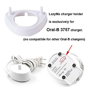 LazyMe Single Charger Holders Toothbrush Heads Holder Compatible for Oral-B, for Oral-B D Series, PRO Series (1 Pack)