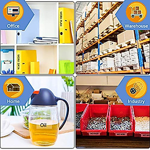 GREENCYCLE Compatible for Brother TZe-111 TZ111 TZ TZe 6mm 0.23 Inch Black on Clear Laminated Label Tape for Ptouch PT D210 H110 H100 D400 D600 1230PC 1280 1290 Label Maker, 1/4 in x 26.2 ft, 4 Pack