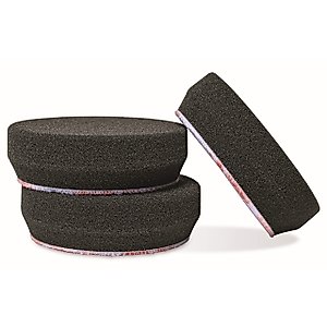Griot's Garage 11274 3" Black Foam Finishing Pads (Set of 3)