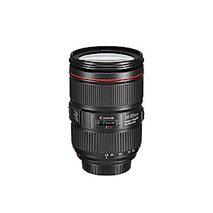 Canon EF 24–105mm f/4L is II USM Lens, Black - 1380C002