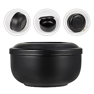Beaupretty Stainless Steel Shaving Soap Bowl Shaving Mug for Shave Cream Soap Shaving Cup with Lid