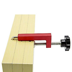 2pcs Aluminum Alloy Fence Clamp Woodworking Clamp G Clip Dedicated Fixture Adjustable Frame Fast Fixed Clamp for Woodworking Benches