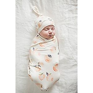 Copper Pearl Large Premium Knit Baby Swaddle Receiving Blanket Caroline