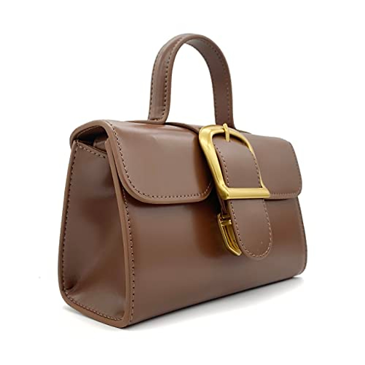 OOHOO Small Purse for Women Crossbody Clutch Top-handle Shoulder Bag Classic Fashion Handbags with Adjustable Strap