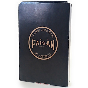 Mexican Playing Cards Naipe Spanish Style Faisan Extra Blue Color, Color Azul