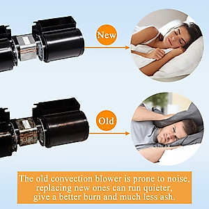 Criditpid Replacement 80P20003-R Convection Blower Fan for St Croix Afton Bay, Auburn, Hastings Pellet Stoves.