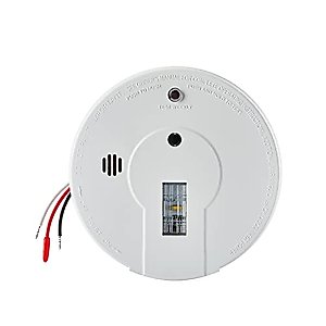 Kidde Hardwired Smoke Detector Alarm with Light and Battery Backup, Battery Included, Interconnectable