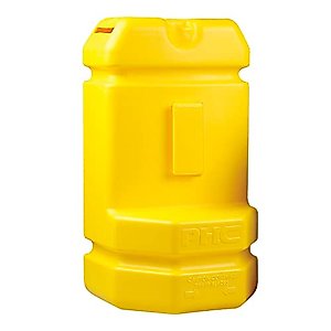 Pacific Handy Cutter Blade Bank, Used Razor Blade Disposal with Wall Mount, Safely Dispose of Used Blades, Keep Blades Out of Trash Bags, Off of Floors, and Away from Other Hazardous Locations, Yellow (BH00206)