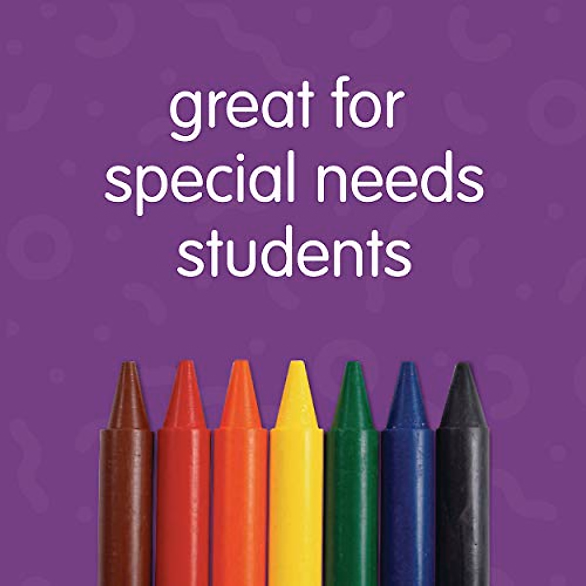 Colorations Chubby Crayons for Kids Set of 200 Rainbow Crayons Classroom Supplies (2-11/16"L x 9/16"Dia Each), Toddler Crayons, Bulk, Washable, Non-Toxic, Jumbo