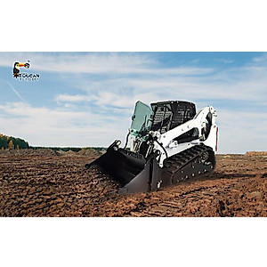 TOUCAN RC HOBBY LESU 1/14 Aoue-LT5 Tracked Skid-Steer Metal RC Hydraulic Loader RTR Model Lights