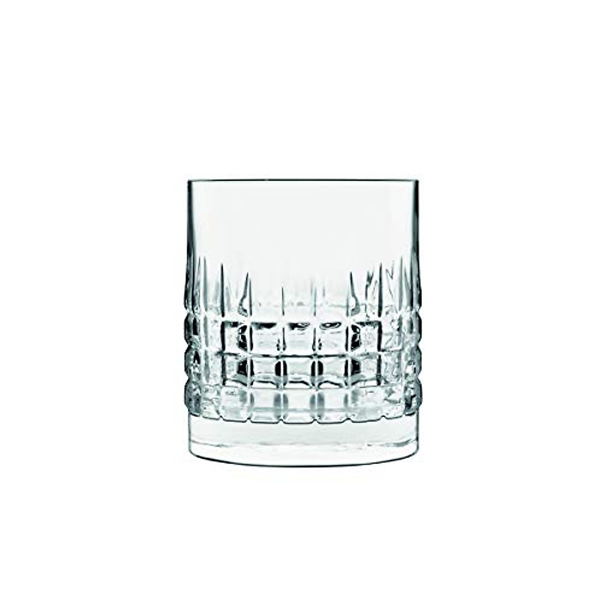 Luigi Bormioli 12328/02 Mixology 12.75 oz Charme DOF Double Old Fashioned Glasses (Set of 4), Clear