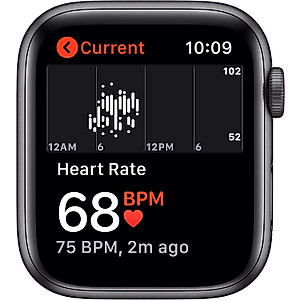 Apple Watch SE (GPS, 40mm) - Space Gray Aluminum Case with Midnight Sport Band (Renewed)
