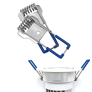 DGHAOP 10pcs Downlight Panel Lamp Spring Clip 18x25mm Light Emitting Diode Recessed Lighting Accessories for Ceiling Lamp