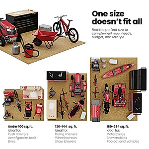 Handy Home Products Tribeca 10x12 Do-It Yourself Wooden Storage Shed with Floor