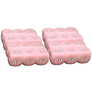 Pokemon 151 Ultra Premiem Collection Damage Counters Dice Set - x24 - Pink Pastel