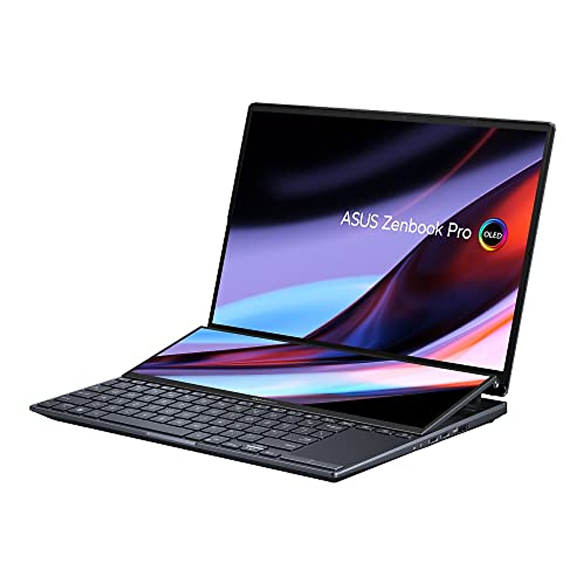EXCaliberPC 2023 ASUS Zenbook Pro 14 Duo OLED UX8402VV-PS96T (Intel Core i9-13900H, 32GB RAM, 1TB NVMe SSD, NVIDIA GeForce RTX 4060, 14.5" OLED Touch Display, Windows 11) Touchscreen Laptop