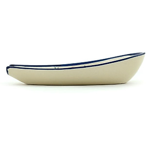 Polish Pottery Spoon Rest 5-inch Mosquito